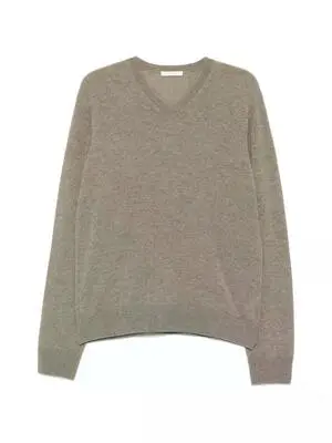 THE ROW Thamm V-neck Sweater - Grey