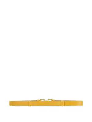 Elisabetta Franchi Belt With Logoed Plaque - Yellow