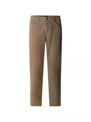 HACKETT LONDON Trinity Straight-leg Trousers - Neutrals