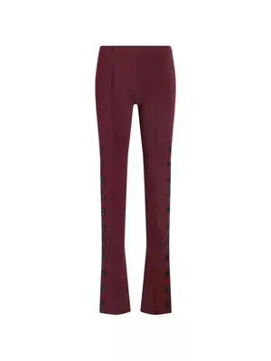 Proenza Schouler Martina Pants In Compact Stretch Viscose - Red