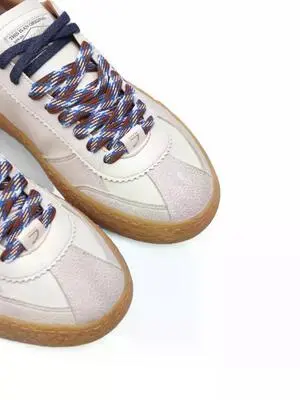 PURAAI Panelled Leather Sneakers