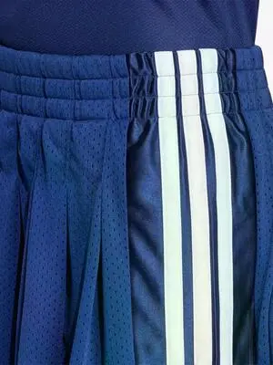 Adidas Pleated Mesh-knit Mini Skirt