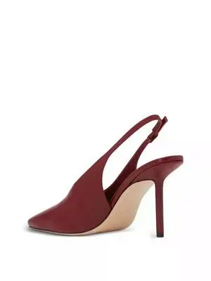 Studio Amelia Sierra Square-toe Slingback Pumps - Red