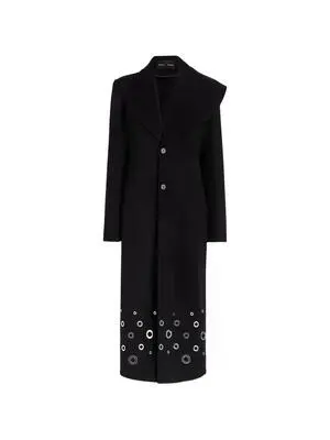 Proenza Schouler Alix Coat In Compact Melton Wool