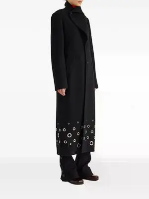 Proenza Schouler Alix Coat In Compact Melton Wool