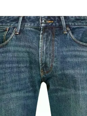 Emporio Armani Faded Slim-fit Jeans