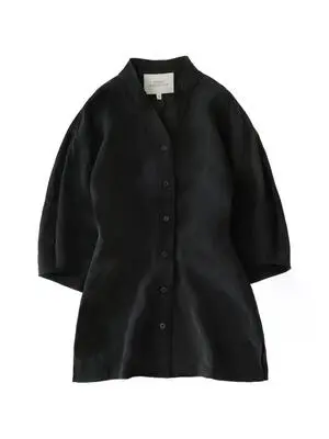 Studio Nicholson Curved-sleeve Blouse - Black