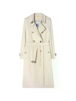 Burberry Long Cashmere Kensington Trench Coat