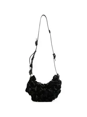 INNERRAUM Ruffled Velvet Tote Bag