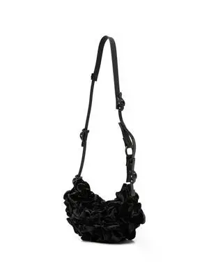 INNERRAUM Velvet Ruffled Tote Bag