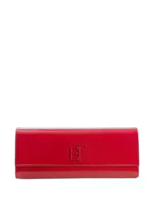 Elisabetta Franchi Patent-leather Clutch Bag