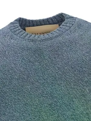 Valentino Garavani Butterfly-patch Mouliné Sweater