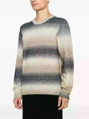 Samsøe Samsøe Gradient Effect Striped Sweater - Grey