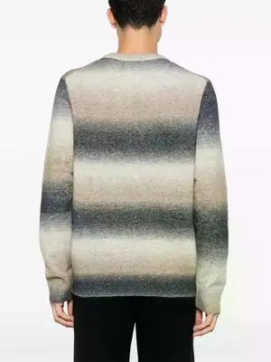 Samsøe Samsøe Gradient Effect Striped Sweater - Grey