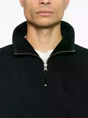 Stone Island Quarter-zip Logo-patch Sweater