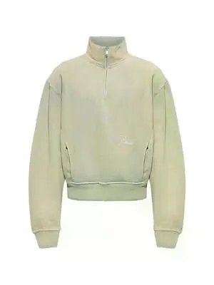 Rhude Classique Embroidered-logo Quarter-zip Sweatshirt