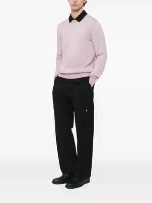 BOSS Logo-patch Crew-neck Sweater