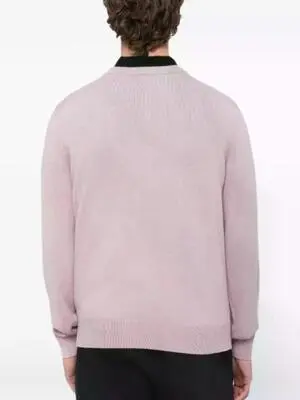 BOSS Logo-patch Crew-neck Sweater