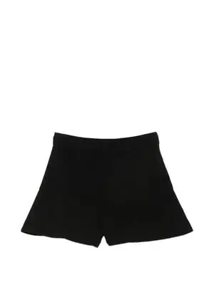 TWINSET High-waisted Shorts - Black