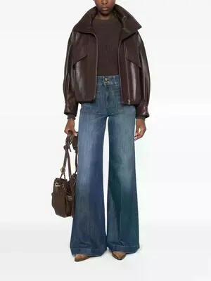Seafarer Patch-pocket Wide-leg Jeans