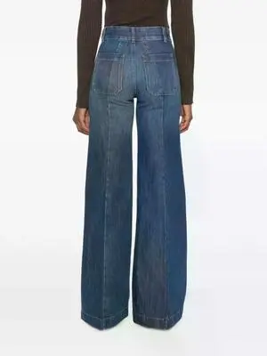 Seafarer Patch-pocket Wide-leg Jeans