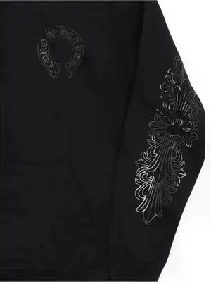 Chrome Hearts Horseshoe Floral-print Hoodie