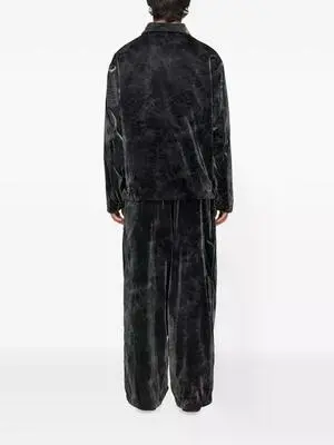 Y3 Marble-print Buckle-detail Jacket