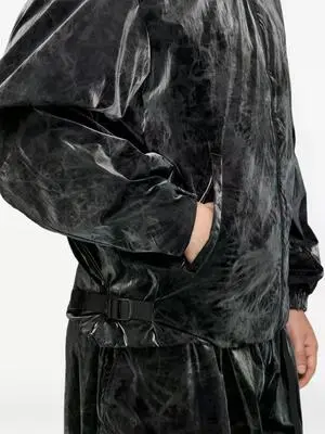 Y3 Marble-print Buckle-detail Jacket