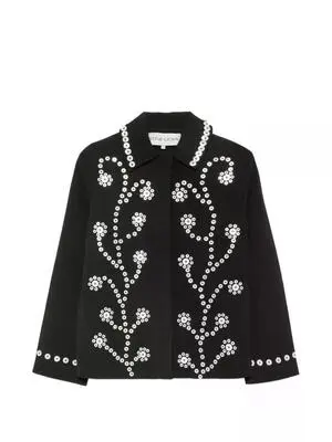 Stine Goya Eyelet-embellished Floral Jacket