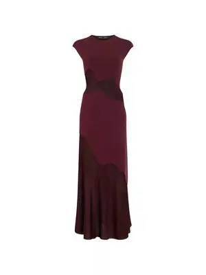Proenza Schouler Maissa Dress In Compact Stretch Viscose - Red