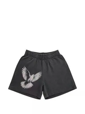 MELT Graphic-print Cotton Shorts