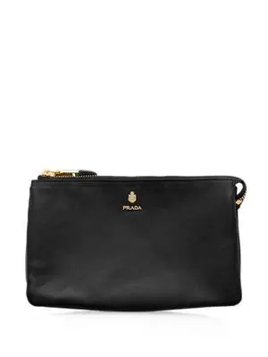 Prada Leather Zipper Pouch