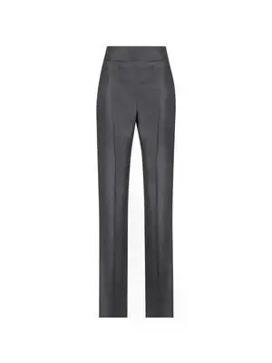 Valentino Garavani Pressed-crease Tailored Trousers - Grey