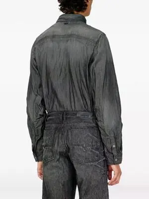 DIESEL® Shirt In Creased Denim