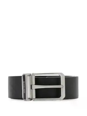 Burberry Reversible Leather Enamel Logo Belt