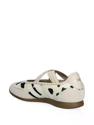 Adidas Barreda Mary-jane Cow-print Elasticated Ballet Flats