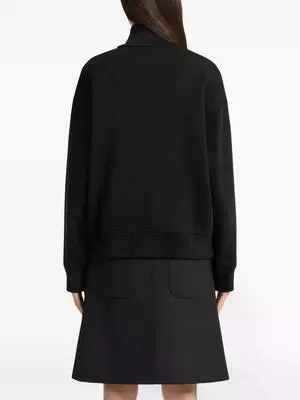 COURREGES Zipped Logo-patch Sweatshirt