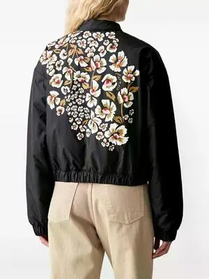 Adidas X Farm Rio Floral-print Bomber Jacket