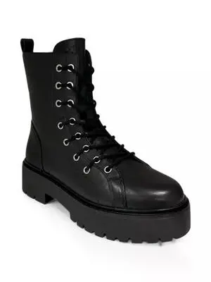 Pinko Lace-up Platform Combat Boots