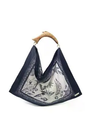 Farm Rio Fish Handle Tote Bag