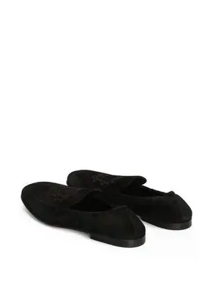 Dolce & Gabbana Calfskin Slippers - Black