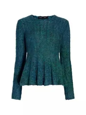 Proenza Schouler Joelle Top In Looped Mohair - Blue