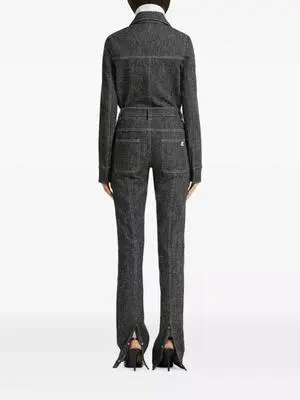 COURREGES Denim Tweed Jeans