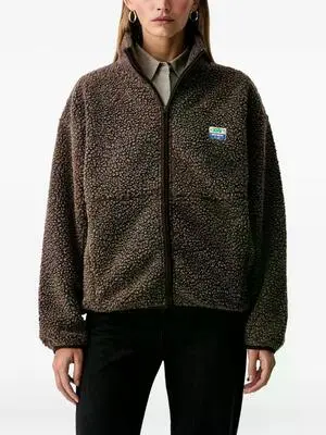 American Vintage Hoktown Fleece-texture Zip-up Jacket