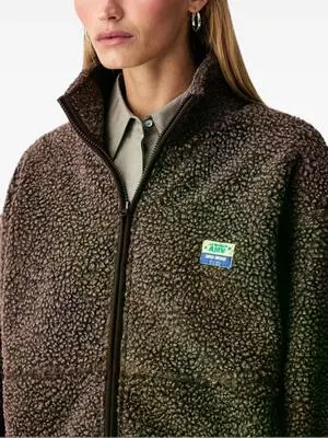 American Vintage Hoktown Fleece-texture Zip-up Jacket