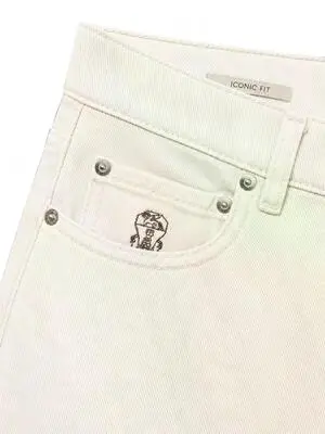 Brunello Cucinelli Logo-patch Jeans