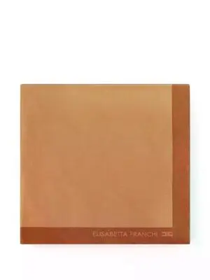 Elisabetta Franchi Silk Foulard Scarf - Neutrals