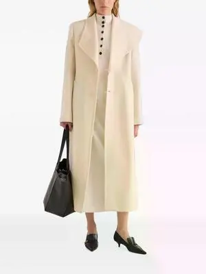 Proenza Schouler Alix Coat In Compact Melton Wool