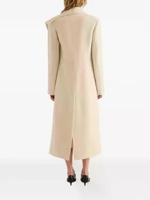 Proenza Schouler Alix Coat In Compact Melton Wool