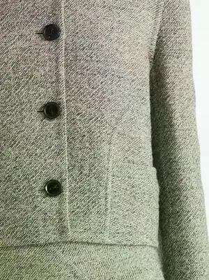 Proenza Schouler Gaelle Jacket In Double Face Melange Outerwear - Grey